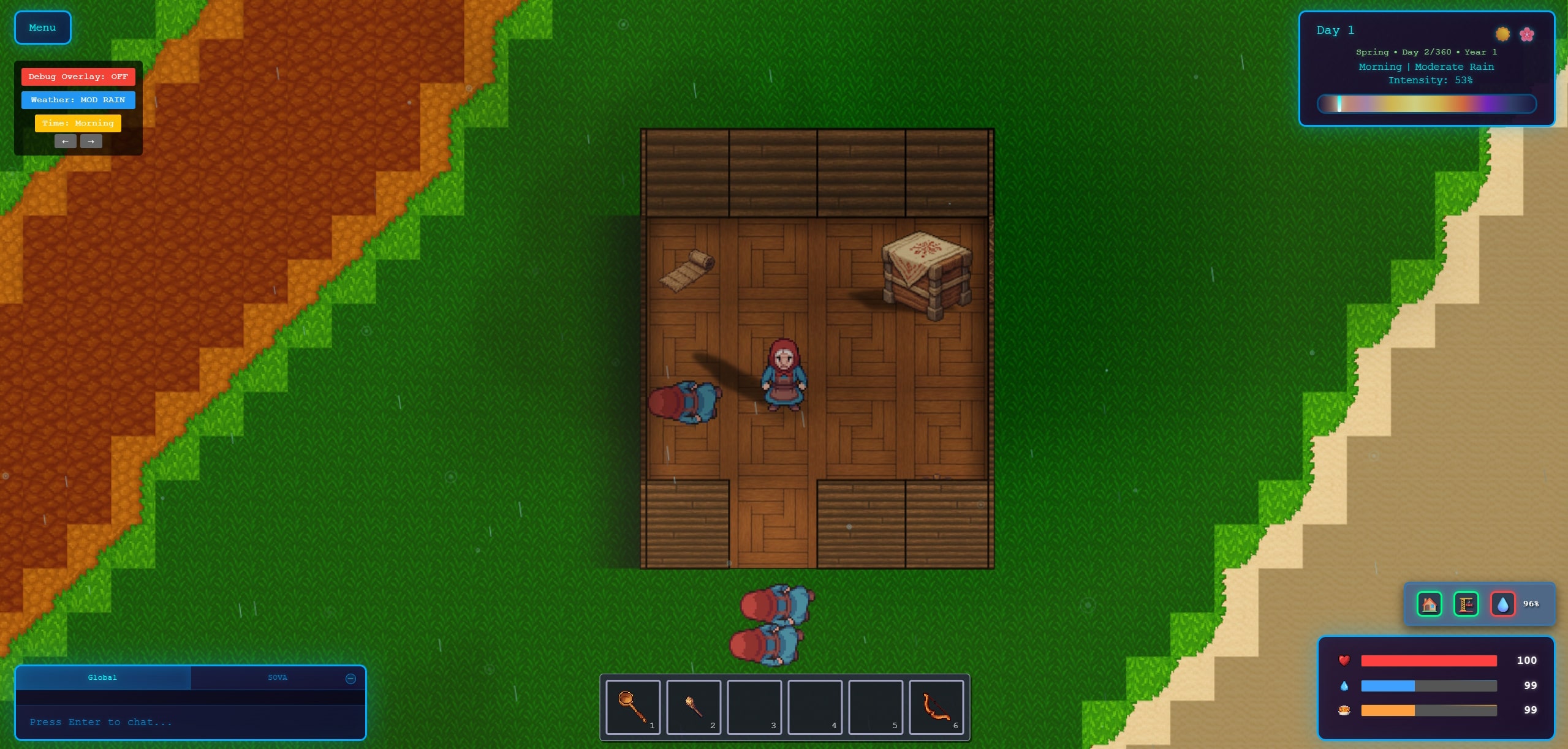 Broth & Bullets - 2D Multiplayer Survival